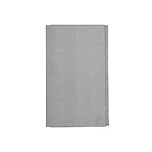 Gift Expressions 6 CT Premuim 54x108 inch Rectangle Plastic Tablecloth Waterproof Disposable Party Event Decoration Heavy Duty Table Cover(Silver)