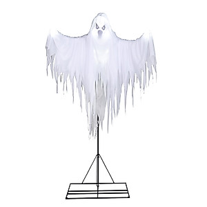 Spirit Halloween 7.5 Ft Floating Howling Spirit Animatronic | Animated Decoration | IR Sensor Activated