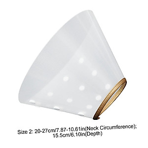 POPETPOP Elizabeth Circle Kitten Collars Adjustable Puppy Collars for Litter Dog Collars for Puppies Cat Recovery Collar Cat Recovery Neck Cone Cat Kitten Recovery Collar Pets Puppy Cone