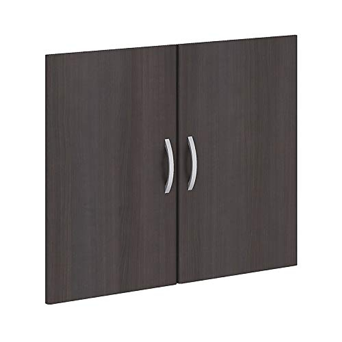 Bush Business Furniture Studio C Bookcase Door Kit in Storm Gray