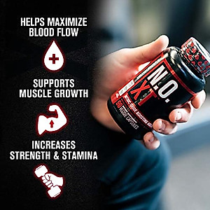 N.O. XT Nitric Oxide Supplement with Nitrosigine L Arginine & L Citrulline for Muscle Growth, Pumps, Vascularity, & Energy - Extra Strength Pre Workout N.O. Booster & Muscle Builder - 90 Veggie Pills