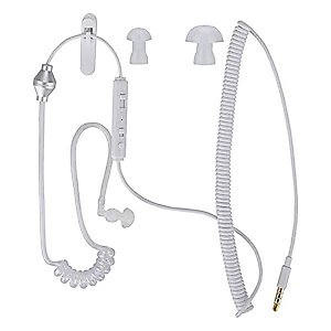Hilitand Earphone,Wireless Bluetooth Monaural 3.5mm Headphone Air Tube in Ear Antiradiation Earphone Stereo Headset,Flexible and Durable