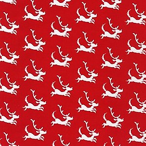 Robert Kaufman Fabrics How The Grinch Stole Christmas Dr Seuss Reindeer Max Toile Red, Green, 44 Inches