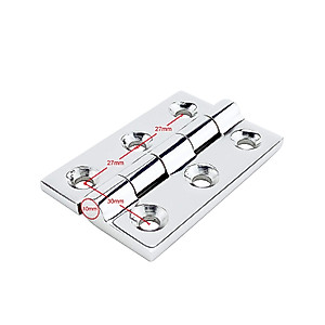 Hinges 2pcs Hinges, Door Hinges, Stainless Steel Butt Hinges, Ball Bearing Hinges, Cabinet Hinges, for Interior Doors, Decks, Trucks, Sailboats.