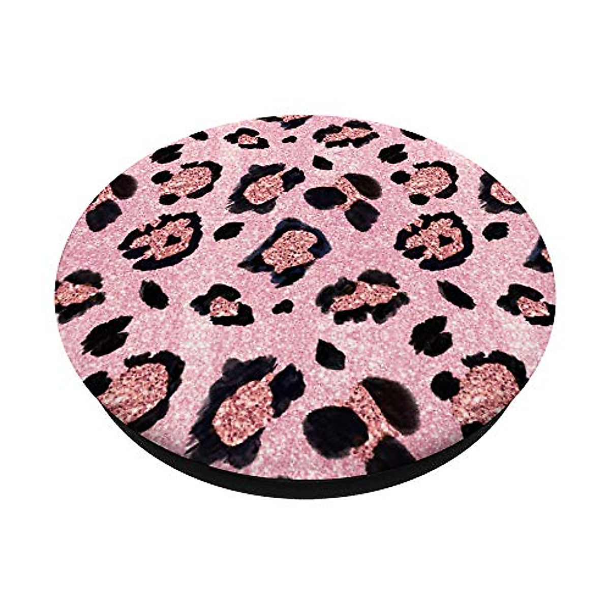 Cute Print Cheetah Pattern Pink Leopard PopSockets Swappable PopGrip