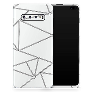 DesignSkinz Simple Connect Protective Vinyl Decal Wrap Skin Cover Compatible with The Samsung Galaxy S20 (Screen Trim & Back Glass Skin)