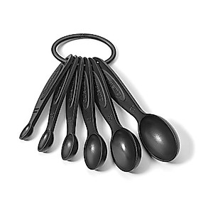Cuisinart CTG-00-MP Measuring Spoons, Set of 6 , Black