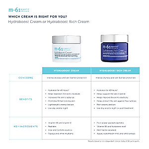m-61 Hydraboost Cream - Ultra-hydrating and nourishing face cream with peptides, vitamin B5 & tamarind