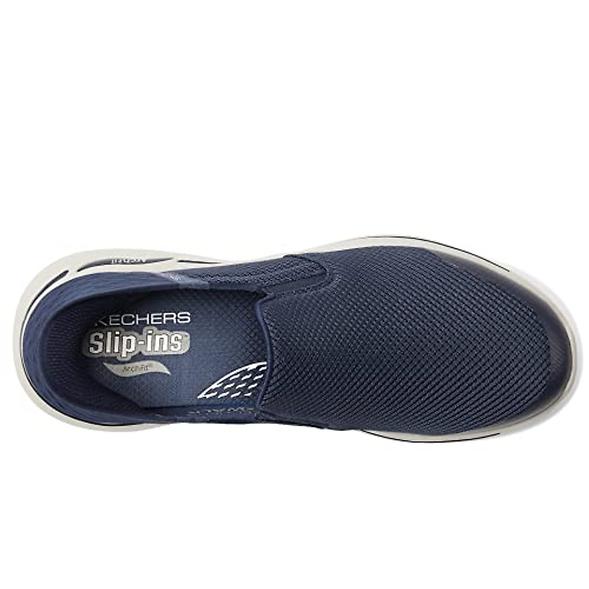 Skechers Men's Gowalk Arch Fit Slip-Ins-Athletic Slip-On Casual Walking Shoes with Air-Cooled Foam Sneaker, Navy, 10.5