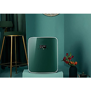 REKIRO Bedroom Mini Fridge - Car, Desk & College Dorms - 12v Portable Cooler & Heater for Food, Beverage, Skincare, Beauty & Makeup