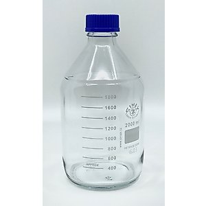 CHEM SCIENCE INC 274.202.05 Glass Media/Storage Bottles, Clear, 2000 mL