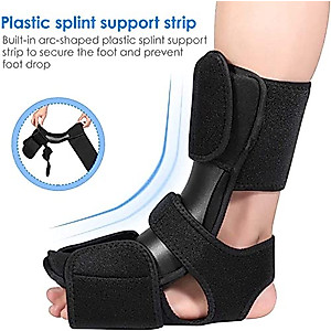 CUSMA Plantar Fasciitis Night Splint, Foot Support Brace Adjustable Foot Stabilizer, Orthotic Sleeping Immobilizer, Arch Support Ankle Brace,L~XL