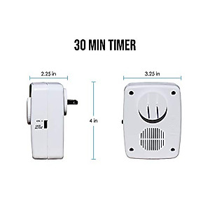 Ozone Generator Air Purifier: Ozone Machine for Home With 30 Minute Timer. Ozone Cleaner For Home, Work and Travel