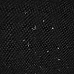 INFBLUE Deep Seat Cushions, 24x24 Outdoor Cushions, Patio Furniture Cushions, Deep Seat & Back Cushion Patio Cushions with Rmoveable Cover for Backyard Couch Sofa Fade Resistant (Black)