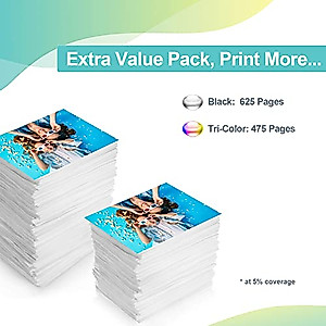 Miss Deer Remanufactured Ink 67 Cartridge Replacement for HP 67XL 67 XL Combo Pack Work with Envy Pro 6055 6455e 6055e 6452 6052 6075 6455 DeskJet 2755e 2752 4152 4155e Printer (1 Black, 1 Tri-Color)