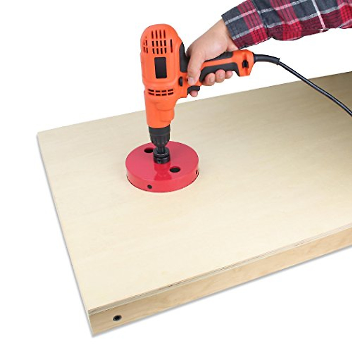 GoSports 6 inch Hole Saw - Heavy-Duty Steel Design - Great for Making Cornhole Boards