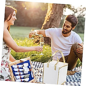 ULTECHNOVO Insulated Bag insulated bag food cooler tote bag grocery carrier insulated grocery bags insulated bags cooler bags insulated catering bags food warmer bag cloth Fresh food bag