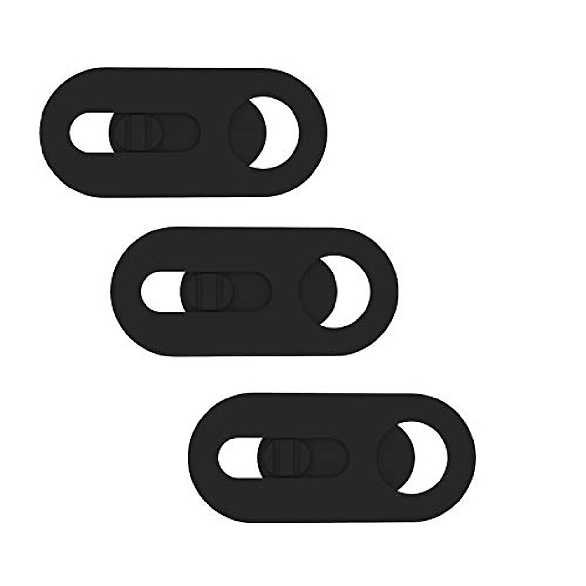 S MOSENCH Slide Webcam Cover Ultra Slim 0.027 inch Web Camera Cover for Computer, Dell HP Laptop, iMac, MacBook Pro, Smartphone, Slider Camera Blocker Protect Privacy and Security(3-Pack)