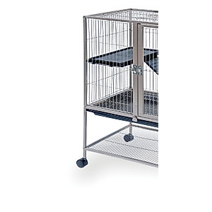 Prevue Frisky Ferret Cage with Stand 486 Coco Brown, 25 x 17.125 x 34 IN