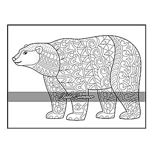 100 Animals: An Adult Coloring Book with Lions, Elephants, Owls, Horses, Dogs, Cats, and Many More!