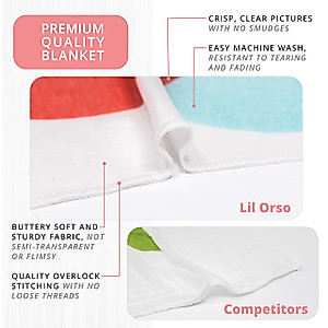 Baby Milestone Blanket - Memory Blanket for Baby Girl or Boy! 2-in-1 Infant Blankets with Monthly Milestones and Event Cards! Personalized Photo Prop for Baby Pictures by Month (Balloon Party)