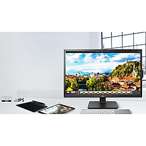 LG 27'' 27BL650C-B IPS FHD Monitor with USB Type-C™, Flicker Safe & Ergonomic Stand with Two-Way Pivot