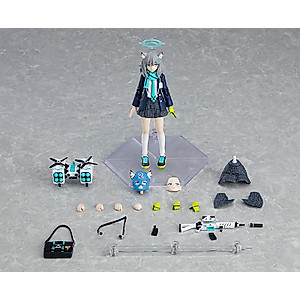 Max Factory figma Blue Archive Blue Sandwolf Shiroko Non-Scale Plastic Painted Action Figure