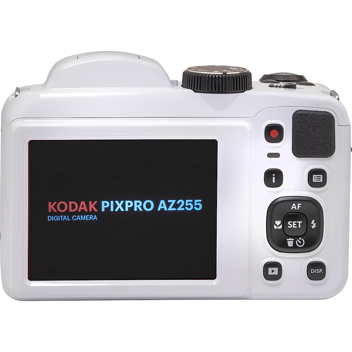 Kodak PIXPRO AZ255 Digital Camera (White) + SanDisk 32GB Ultra UHS-I SDHC Memory Card (2) + Case