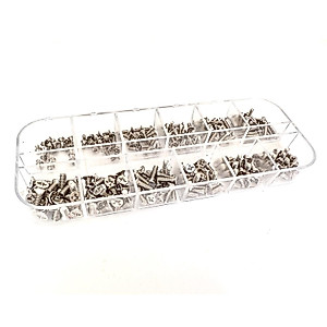 Easycargo 240pcs 12 sizes Laptop Screws Kit, Notebook Computer Replacement Screws Assortment Kit,M2 M2.5 M3, for Lenovo Toshiba Gateway Samsung HP IBM Dell Sony Acer Asus SSD Hard Disk SATA SSD M.2