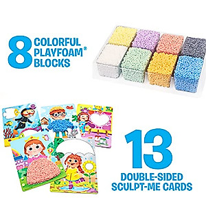 Educational Insights Playfoam Shape & Learn Character Cards, Build Vocabulary & Fine Motor Skills with a Sensory Toy, Ages 3+