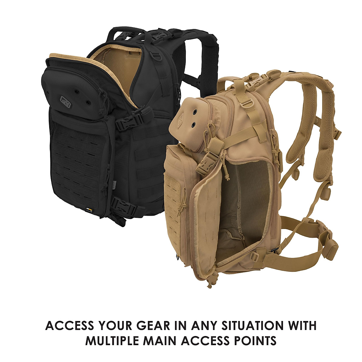 HAZARD 4 Drawbridge: Gear-Retention Modular Daypack - Black