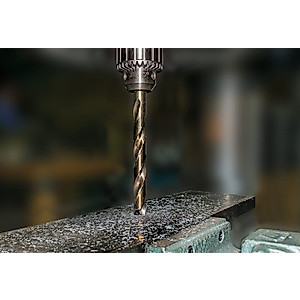 Century Drill & Tool, 26713, 13 PC Set,Jobber Drill Bit,ProGrade, Cobalt Steel, High Speed Drill Bit Pack