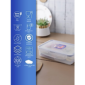 LOCK & LOCK Airtight Rectangular Food Storage Container 27.05-oz / 3.38-cup