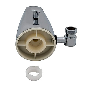 EZ-FLO 5-1/4 Inch Zinc Bath Tub Diverter Spout with Side Outlet, Chrome, 15087