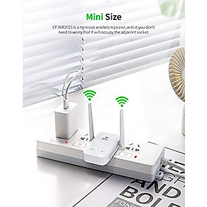 WiFi Range Extender Signal Booster up to 4000sq.ft and 30 Devices, Internet Extender Booster, WiFi Repeater Amplifier with Ethernet Port,2 Antennas 360° Full Coverage