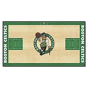 Fanmats 9205 NBA Boston Celtics Court Nylon Court Runner 30 Inch x 54 Inch