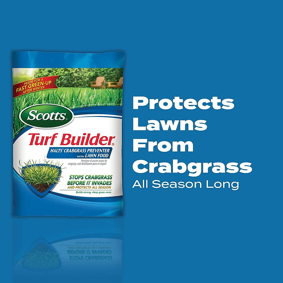 Scotts Turf Builder Halts Crabgrass Preventer with Lawn Food, 13.35 lbs.