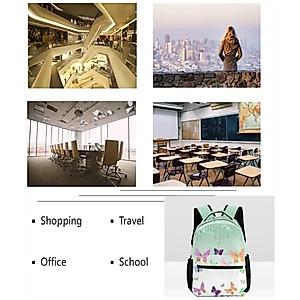 Anneunique Personalized Cheerleader Yellow Custom Backpack for Traveling Hiking Camping with Name