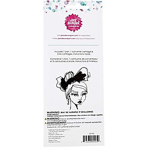 Jane Davenport INKREDIBLE PEN FOUNTAIN, Black Ink