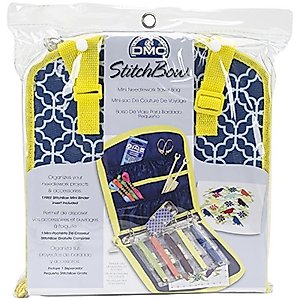 DMC U1636 Stitchbow Mini Needlework Travel Bag, Blue