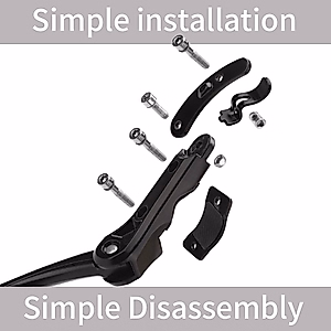 Totonia Bike Kickstand - Adjustable Bike Kickstand fits Most 24" - 29" Mountain Bike Aluminium Alloy Rear Mount Bike Kickstand