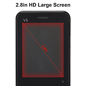 PUSOKEI V6 2G GSM Unlocked Cell Phone,2000mAh battery Long Standby Seniors Cell Phone,2.8in HD Screen Four Cards Four Standbys Cellphone for Elderly and Kids(black)