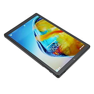 Airshi Student Tablet, 10 Inch 5000mAh IPS Screen Desktop Tablet 3 Card Slots for Travel (US Plug)