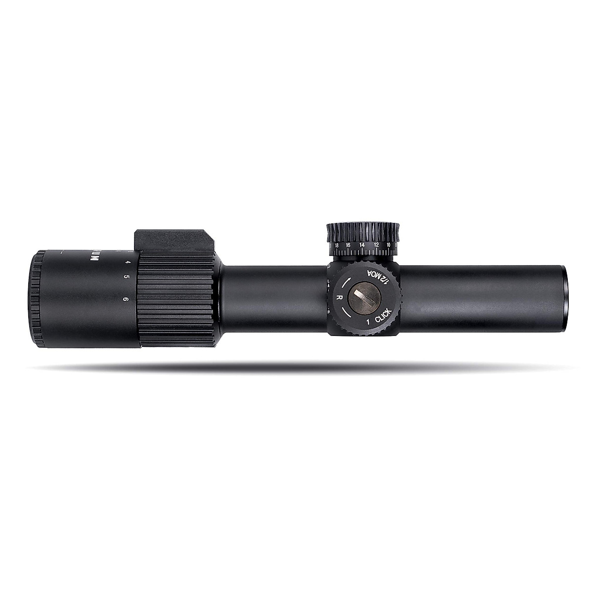 Monstrum Alpha Series 1-6x24 First Focal Plane FFP Rifle Scope with MOA Reticle | ZR302 Quick Release Scope Mount | Bundle
