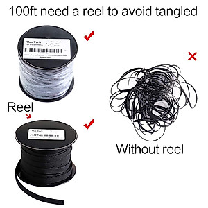 100ft - 1/2 inch PET Expandable Braided Sleeving – Black – Alex Tech Braided Cable Sleeve
