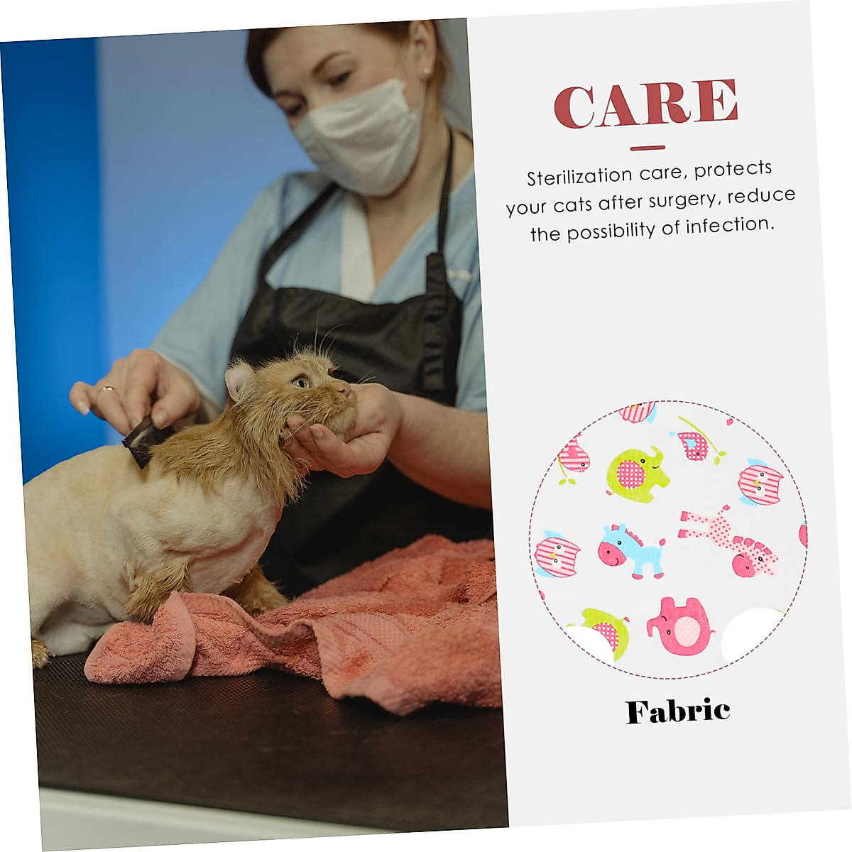 DOITOOL Puppy Collars Small Dog Clothes Dog Collars for Small Dogs Puppy Clothes Dog Collar for Puppies Small Cat Collar Puppies Collars Pet Clothes Recovery Suit Breathable Clothing