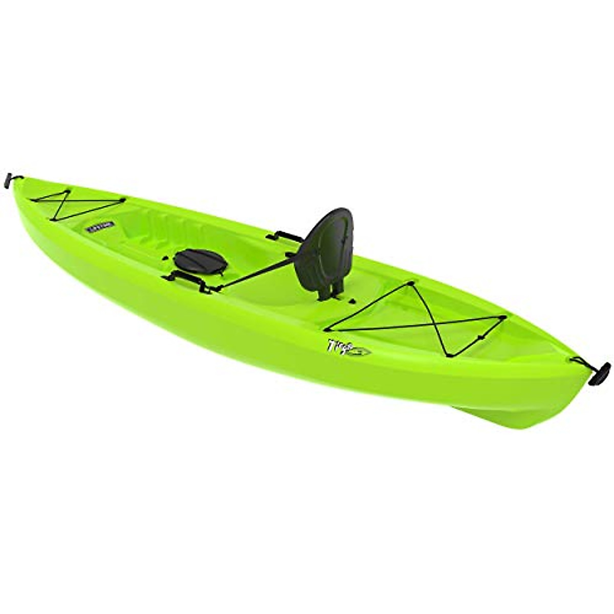 Tioga Sit-On-Top Kayak with Paddle (2 Pack), Lime, 120"