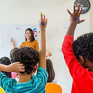 FashionTats Blue Paw Prints Temporary Tattoos (20-Pack) | Skin Safe | MADE IN THE USA | Removable