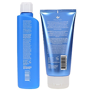 Eufora Nourish Urgent Repair Shampoo 8.45 oz & Urgent Repair Treatment 6 oz With Beautify Comb
