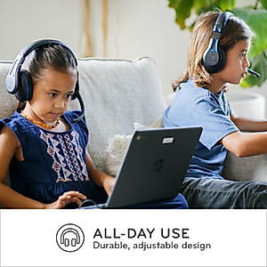 ThinkWrite Technologies TWT Audio Duro, TW220 (2nd Gen) | Premium Over-Ear Wired Headset with Noise Reducing Microphone (USB-A Connection)